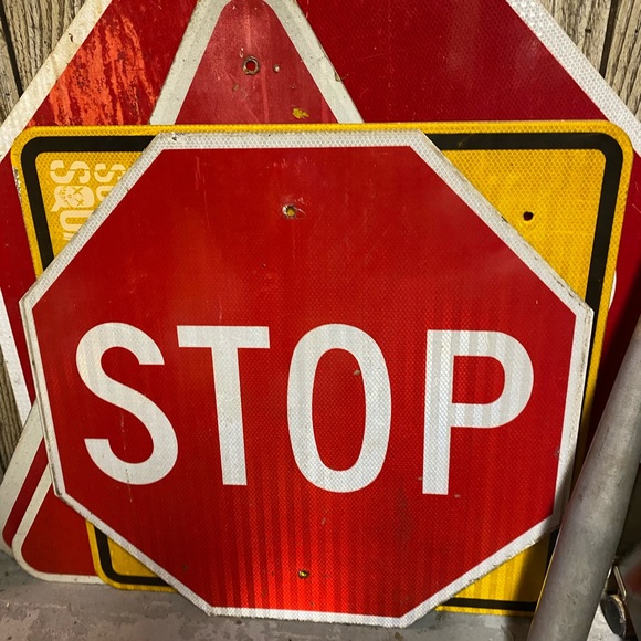 Art | Large Stop Sign Metal | Poshmark